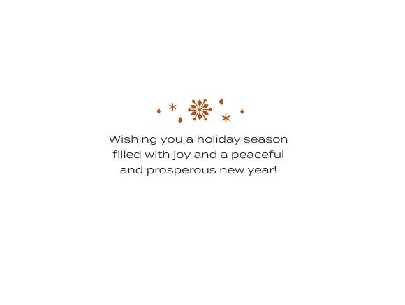 Holiday Greeting Cards & Envelopes (set of 50) – Sequoia Financial Group